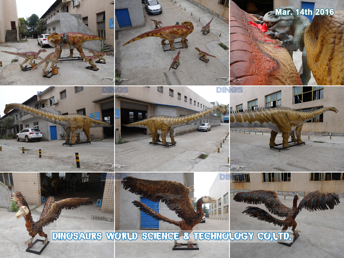 Dinosaur Models Finished In Factory – Zigong Dinosaurs World Science ...